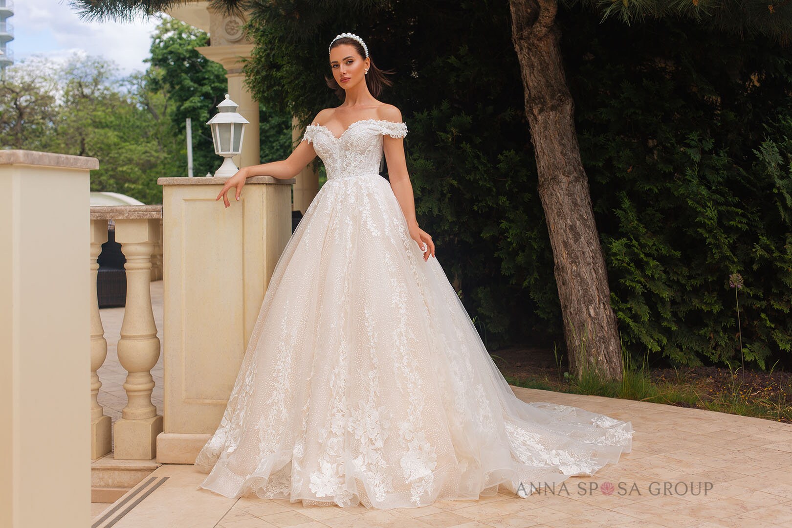 Off the Shoulder Princess Open Back Full Aline Wedding Dress | Etsy