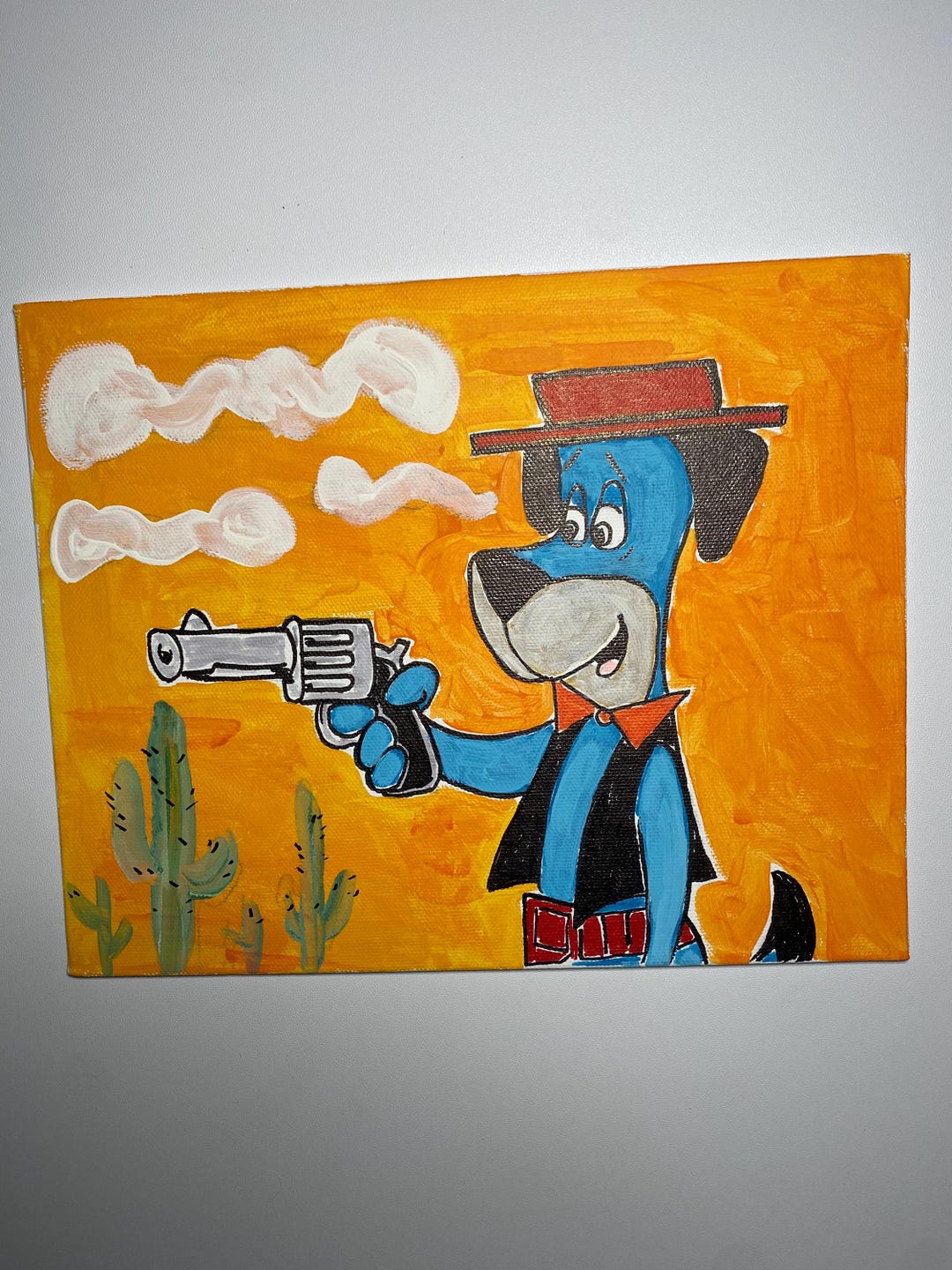 Huckleberry Hound Cowboy With Pistol - Etsy