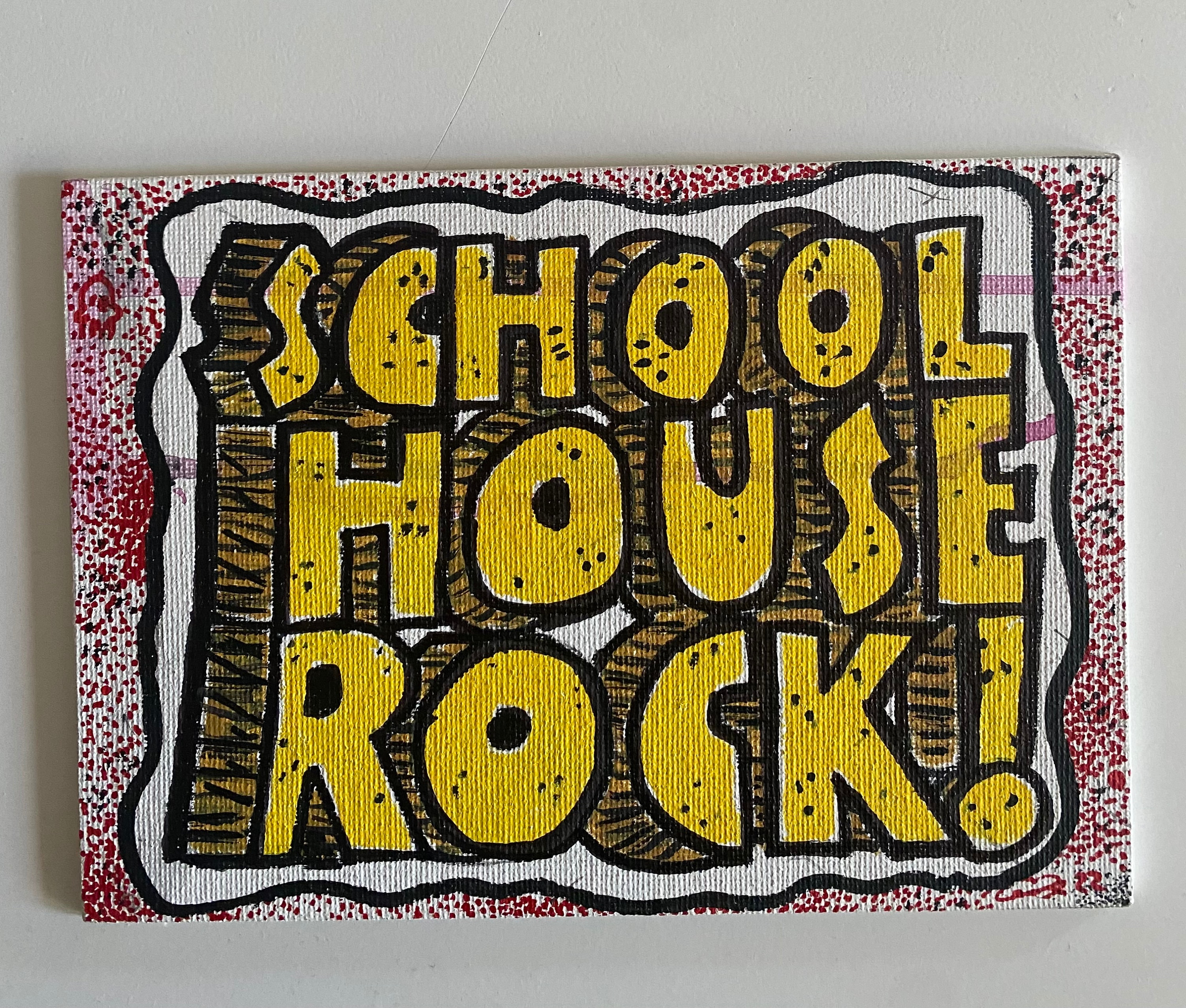 Canvas Board School House Rocks 1970s 5x7 - Etsy