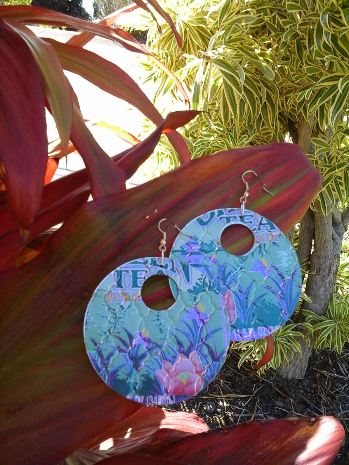 Handcrafted Soda Can Jewelry, Hawaiian Earrings Statement Jewelry Cool ...