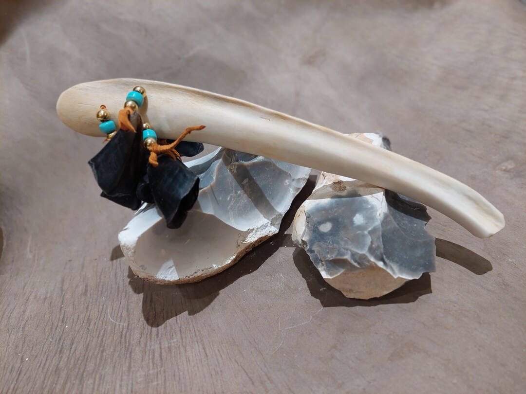 Deer Toe Rattle, Buffalo Rib Rattle, Native Style Rattle, Primitive ...