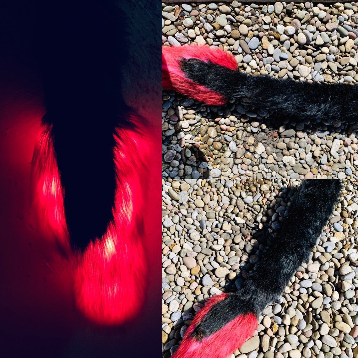Custom LED Dutch Angel Dragon Fursuit Tail - Etsy
