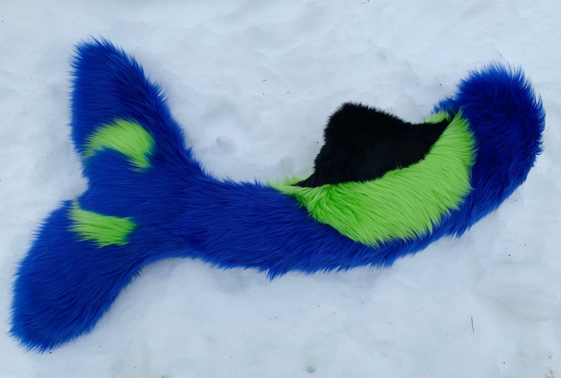 Custom Fursuit Tail Commission: Manokit, Fluffy Shark, Furry Cosplay - Etsy