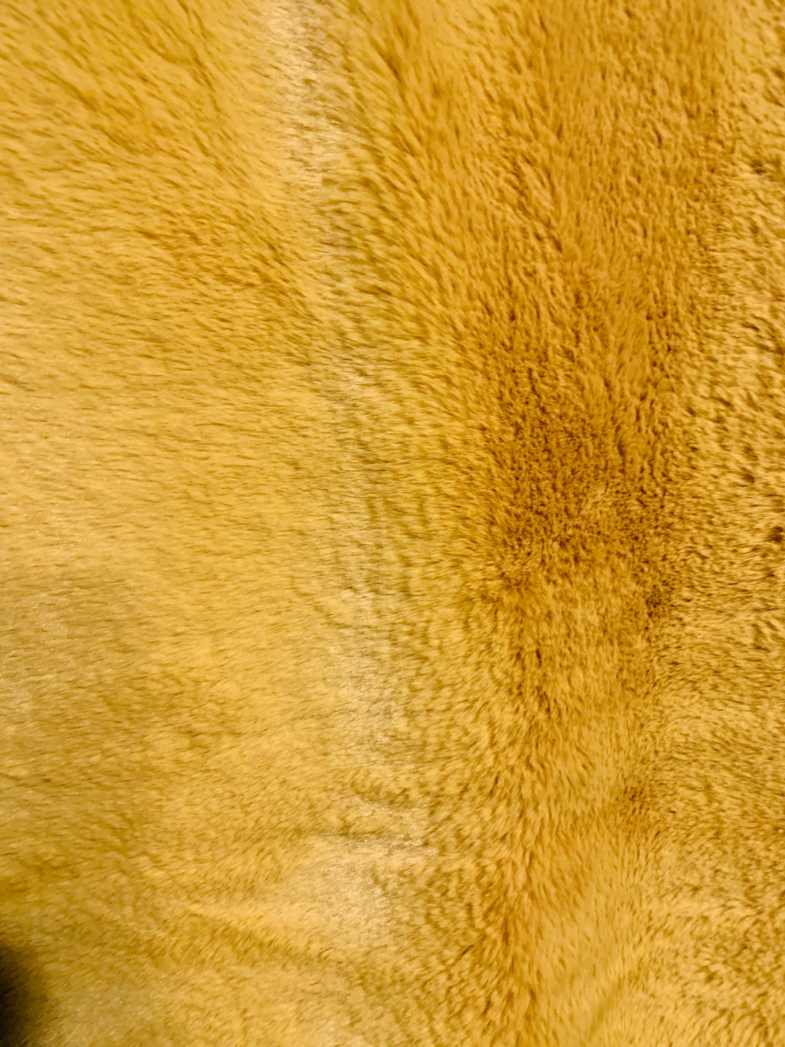 Gold Bunny Short Pile Faux Fur. Limited Run Short Pile Furs - Etsy