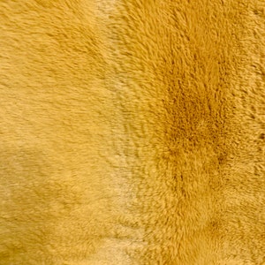 Gold Bunny Short Pile Faux Fur. Limited Run, Short Pile Furs, Sold by ...