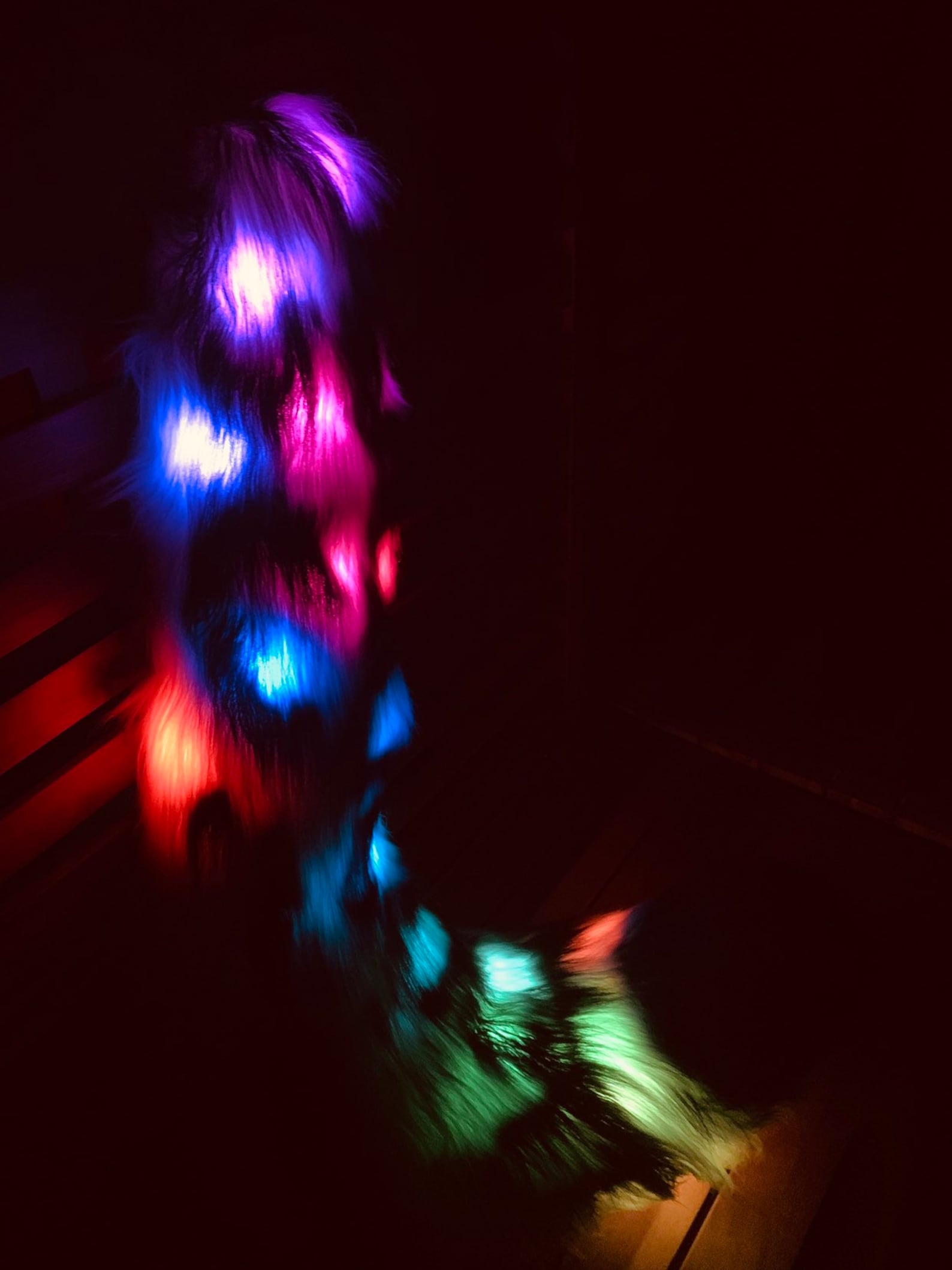 Custom Programmable Pixel Leopard Led Fursuit Tail, Fursuit Accessories ...