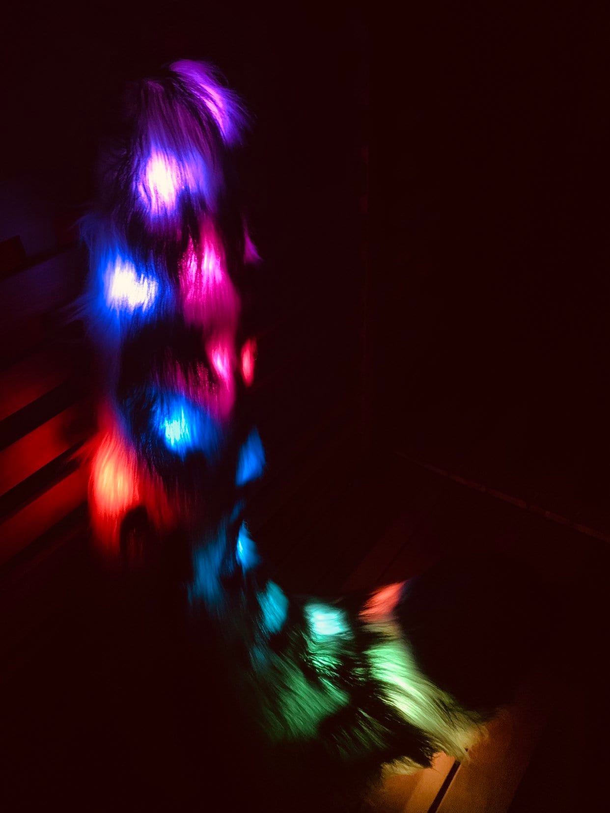 Custom Programmable Pixel LED Fursuit Tail: Rave Costume Accessory - Etsy