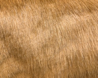Zahra GOLD 0.75 Inch Short Pile Soft Faux Fur Fabric for - Etsy