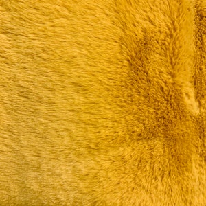 Gold Bunny Short Pile Faux Fur. Limited Run, Short Pile Furs, Sold by ...