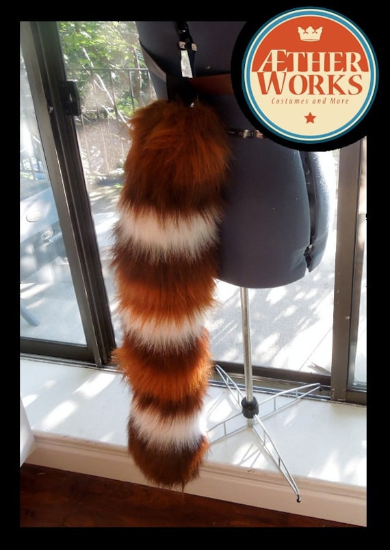 Furry Red Panda Fursuit Tail Long Lemur Costume custom | Etsy