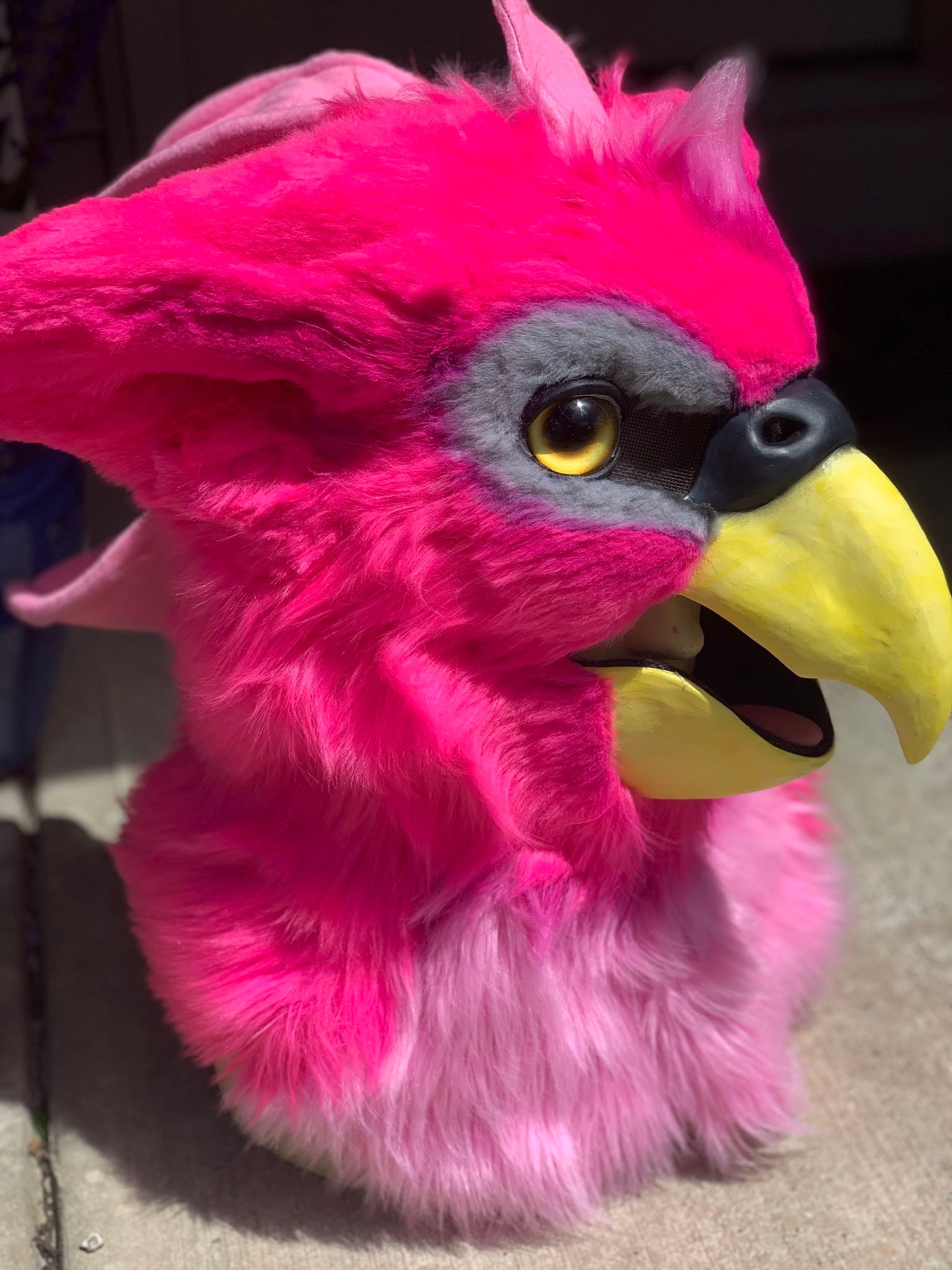 Custom Fursuit Head Commission, Resin Head Base, Bird Fursuit, Custom ...