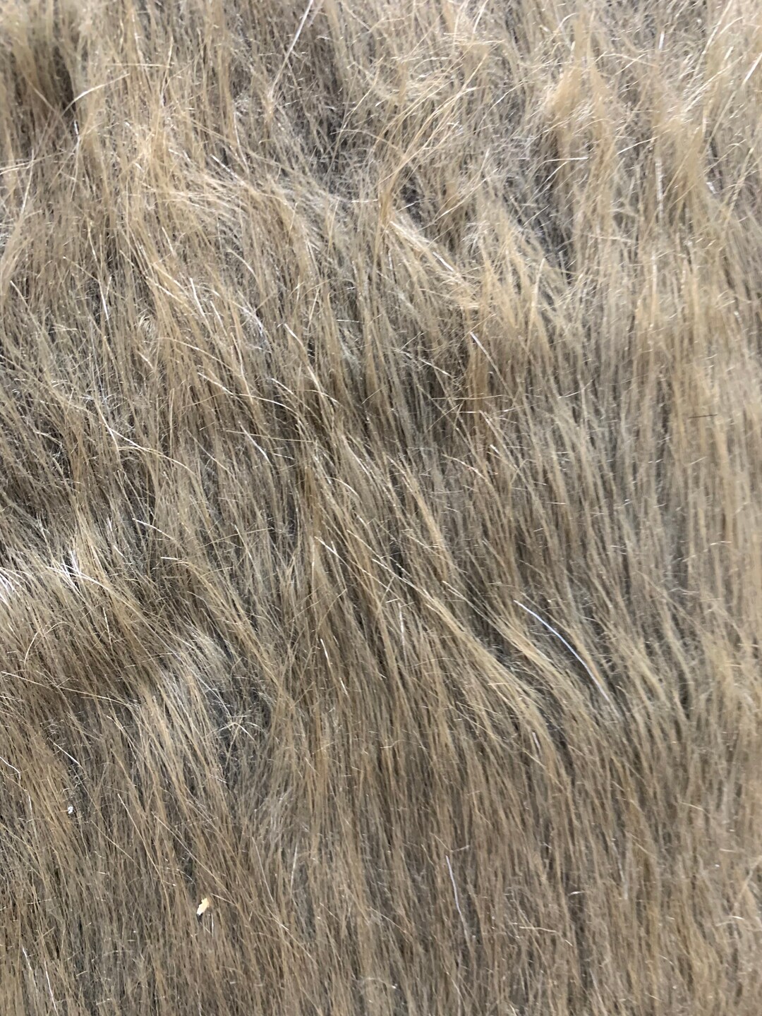 Realistic Brown Faux Fur. Long Pile Furs, Sold by the Craft Sizes ...