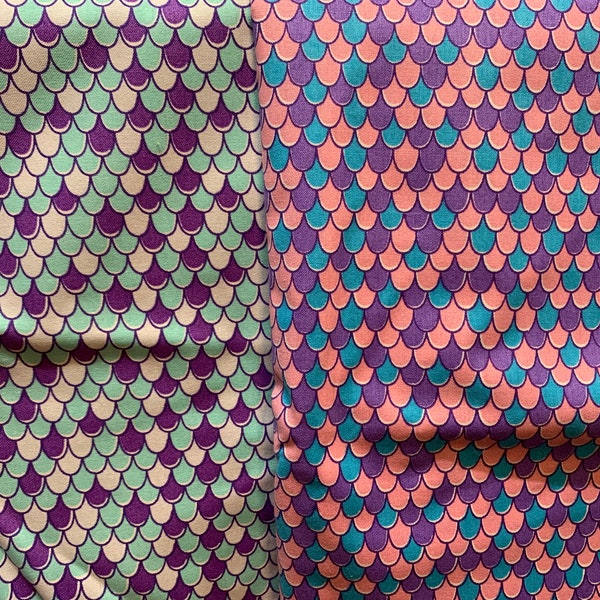 Flannel Mermaid Fabric - Etsy