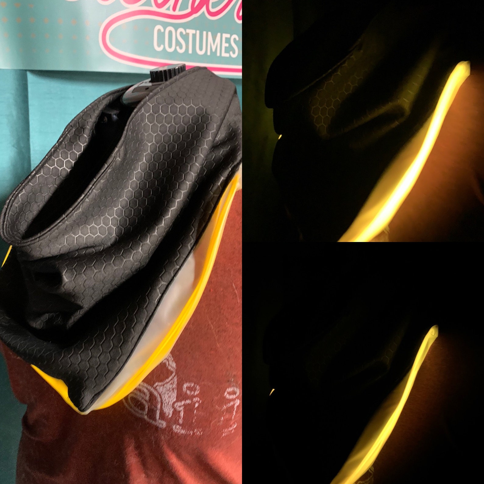 Cyberpunk Glowing Bandana Fursuit Bandana Hexagon Scuba - Etsy