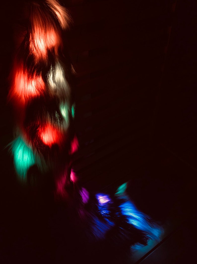 Custom Commission Glowing Leopard Led Fursuit Tail With - Etsy