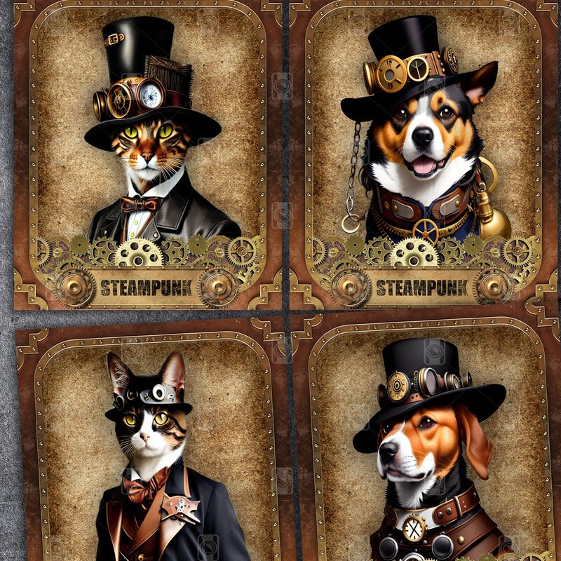 Steampunk Dog - Etsy