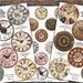 32 Retro Clock Face Dials Kit of 3 Digital Printable A4 Sheets - Ø2 ...