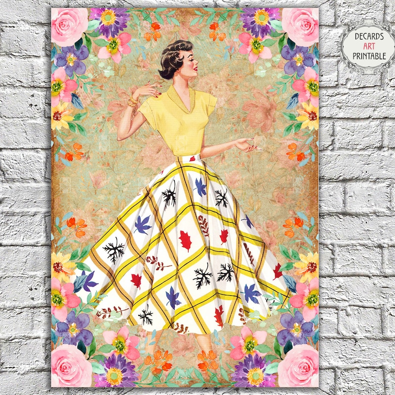 Decoupage Poster - Etsy