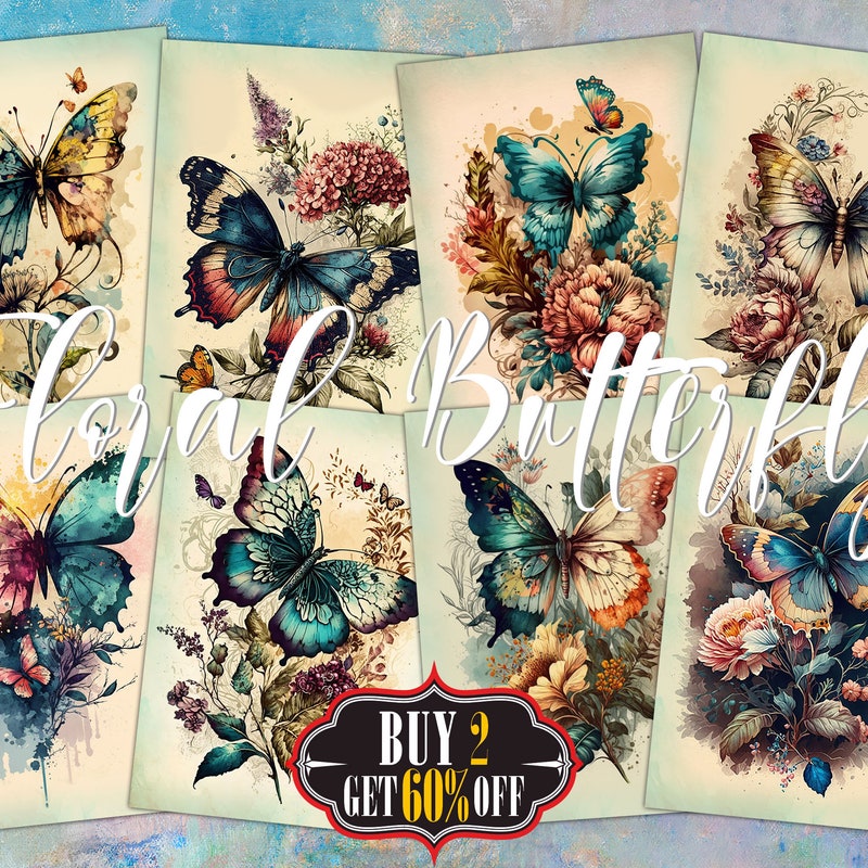 Scrap Book With Butterfly - Etsy