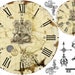 Printable Clock Face Template Large ø7.87" (200mm) "antique Clock" for ...