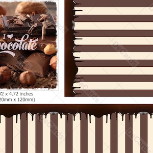 Digital Printable Box Template "chocolate Box" - Downloadable A4 Sheet ...