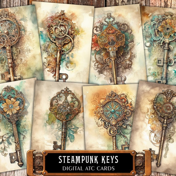 Skeleton Key Art - Etsy