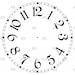5 Clock Face Svg, Eps, Png, AI Files, Printable Resizable Digital ...