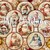 10 Victorian Christmas Angels 4 Round Images PNG and 2 Digital ...