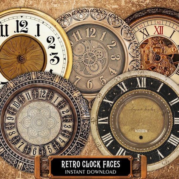 Clock Faces - Etsy