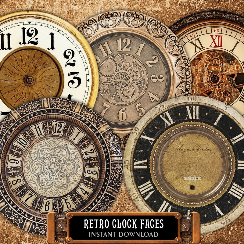 Clock Faces - Etsy