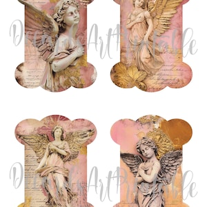 12 Digital Spool Cards, Printable Vintage Template of Ribbon Storage ...