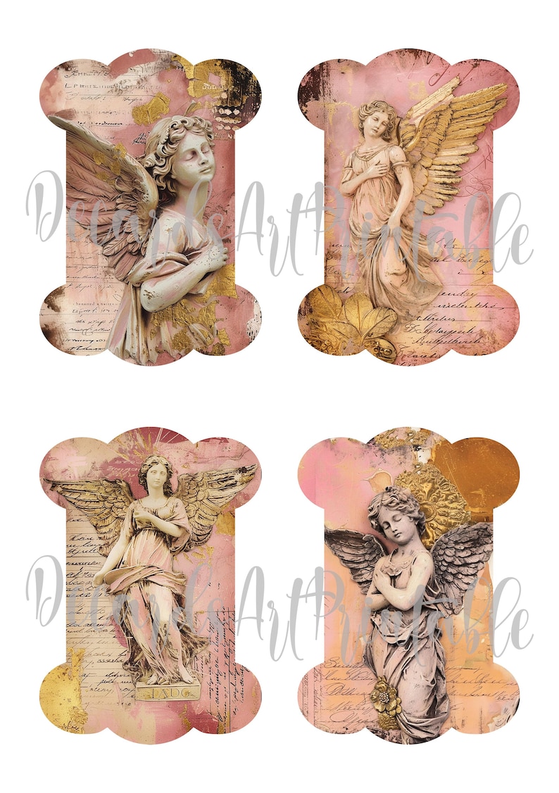 12 Digital Spool Cards, Printable Vintage Template of Ribbon Storage ...