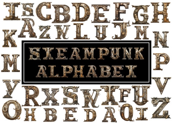 Steampunk Alphabet