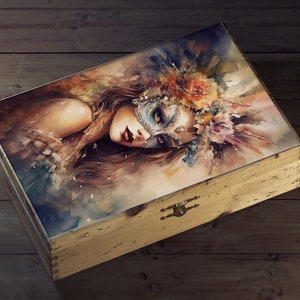 2 Digital Paper Pack "masquerade Mask" - A5 Planner Cover, Watercolor ...