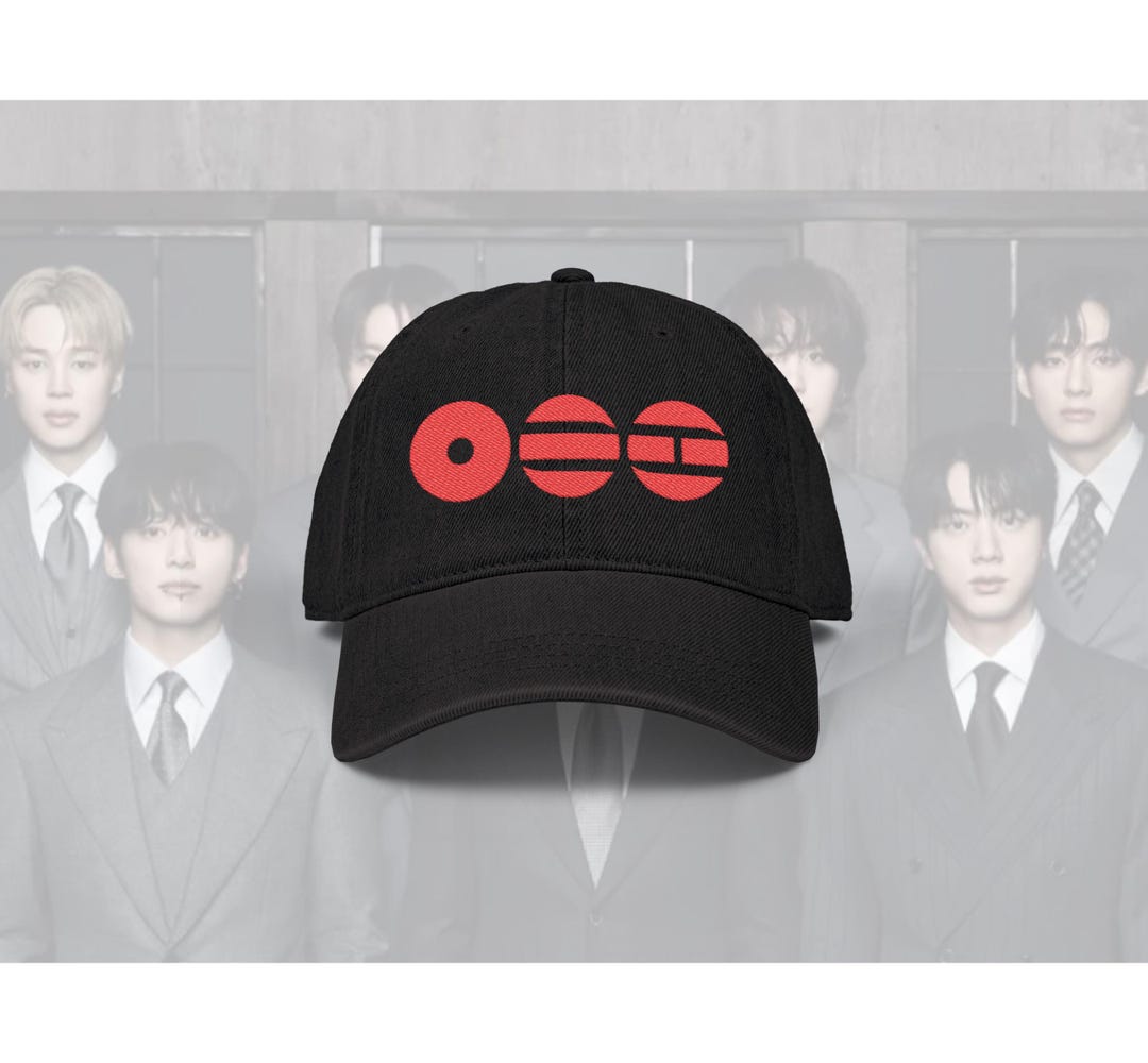 BTS Arirang Embroidered Black Denim Cap Army Hat Kpop Lover Gift - Etsy