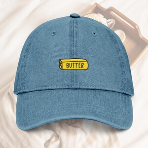 Butter Embroidered Dad Cap Breakfast Club Baseball Hat Quirky Butter ...