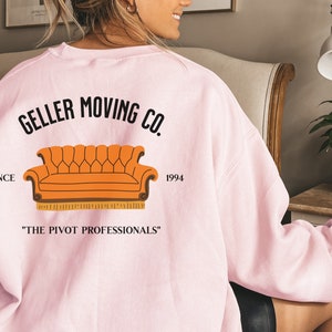 Sweatshirt for Friends Sitcom Fan Ross Geller Moving Company Sweatshirt ...