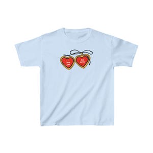 I Love You I'm Sorry Baby Tee Heart Locket Womens Crop Top TSOU Merch ...