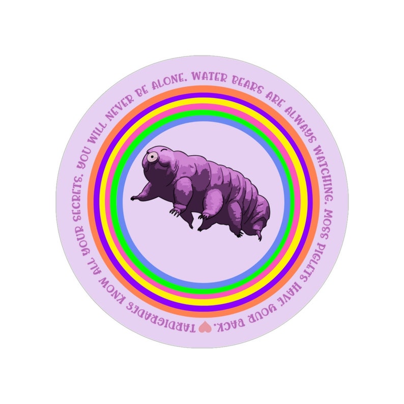 Tardigrade Sticker Water Bear Microbiologist Gift Transparent - Etsy