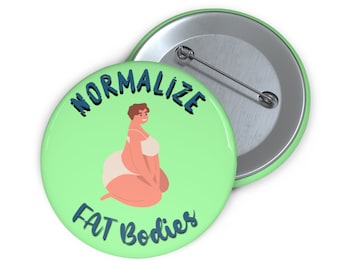 Soft Like Mochi Hard Enamel Pin / Kawaii Girl, Body Positivity ...