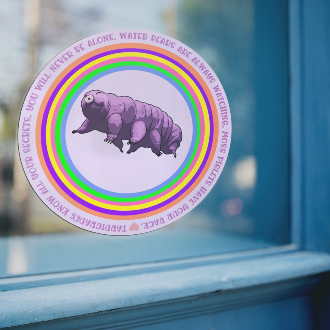 Tardigrade Sticker Water Bear Microbiologist Gift Transparent Outdoor ...