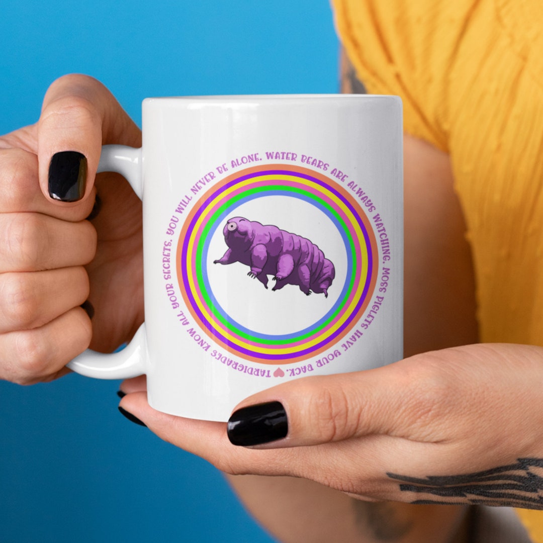 Tardigrade Mug: Water Bear Microbiologist Gift, 11oz Ceramic Coffee Cup ...