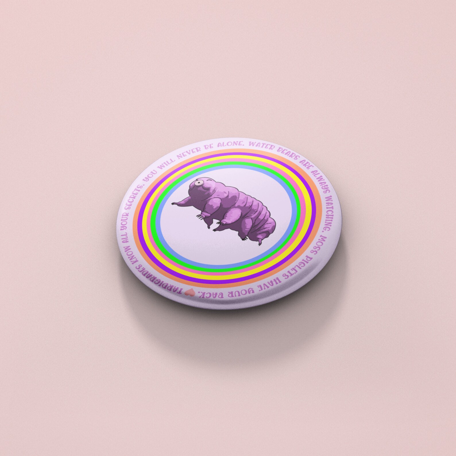 Tardigrade Pin Water Bear Microbiologist Gift Pinback Buttons - Etsy