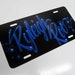 Custom Airbrush Nameplate | Personalized Front License Plate | Unique ...