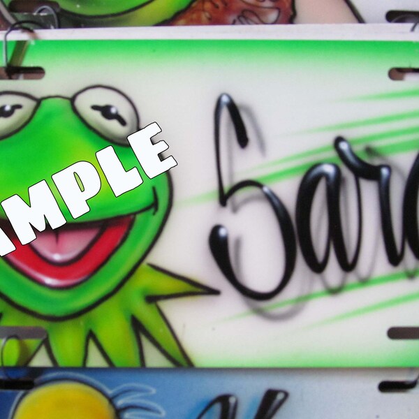 Cartoon Character Name Plate - Etsy