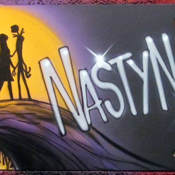 Jack and Sally Plates - Etsy