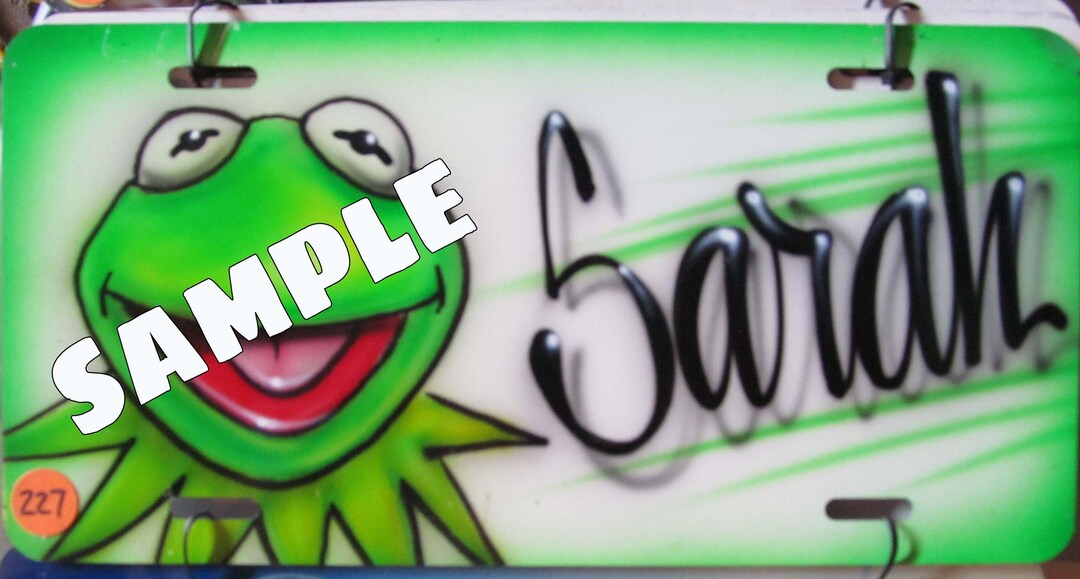 Custom Airbrushed Car Accessory| Any Cartoon | Nameplate | Add Your ...