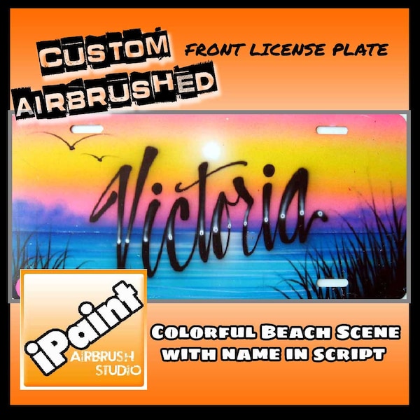 Airbrush Beach Scene - Etsy