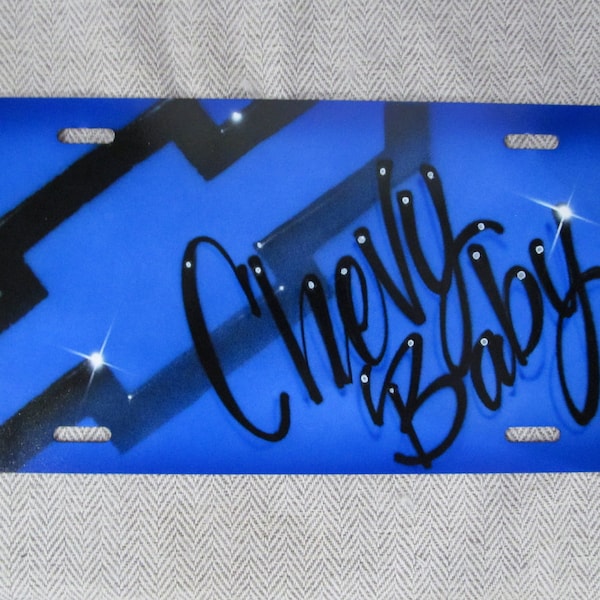 Chevy Trucks License Plate - Etsy