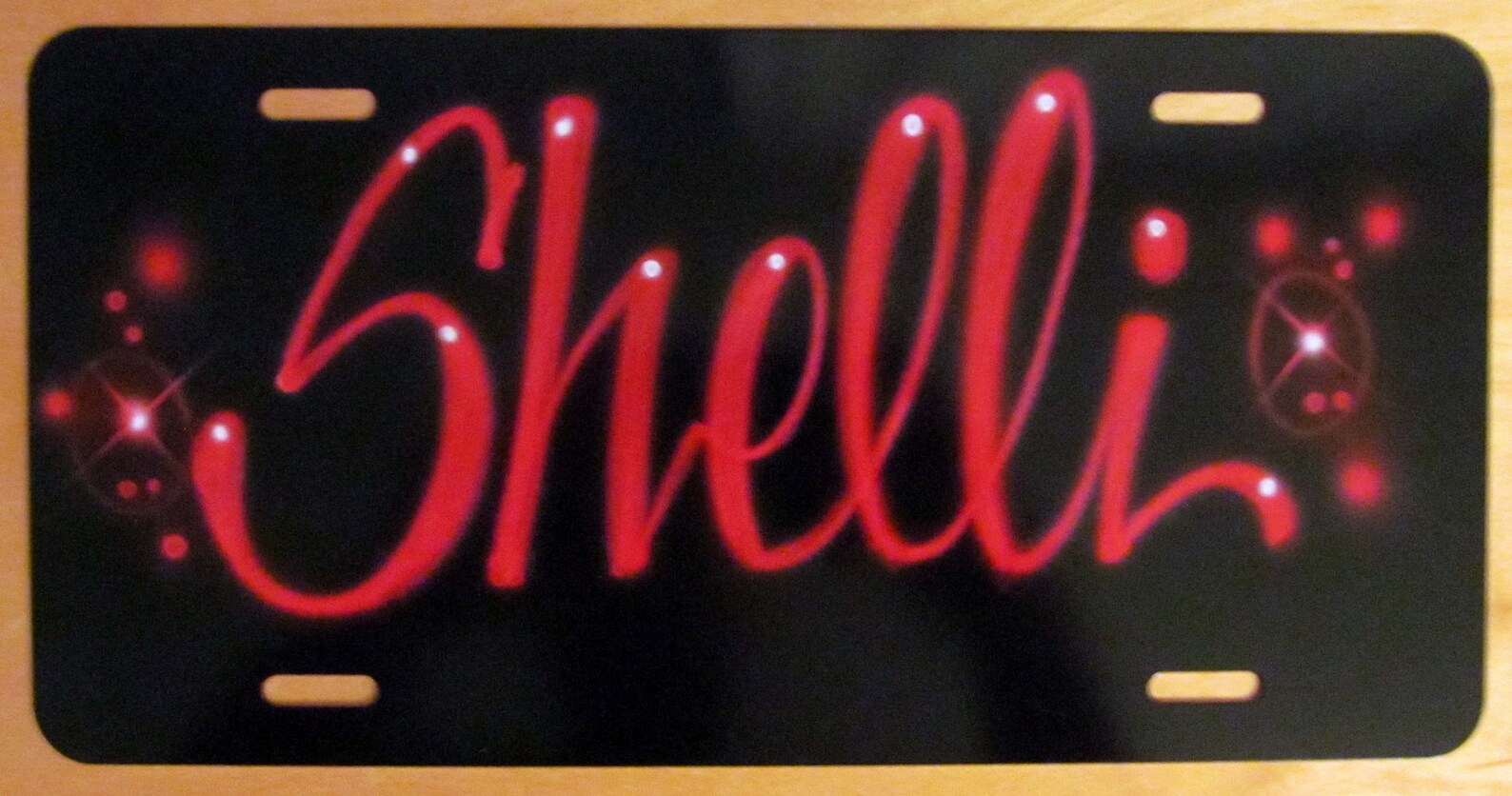 Airbrush Name Front License Plate | Personalized Car Tag - Etsy